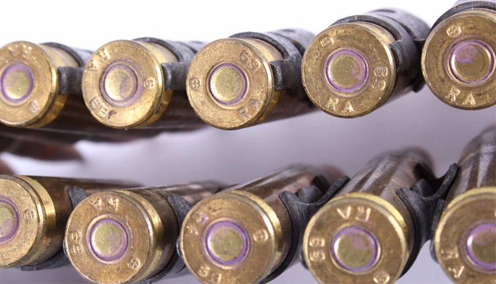 Vietnam War Remington .308 Machine Gun Ammo & Belt