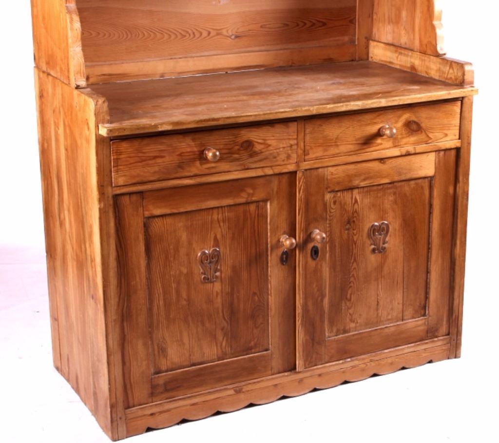 Antique Primitive Kitchen Hutch