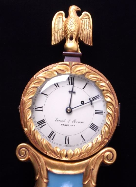 Eurich & Romeo Bicentennial Lyre Clock