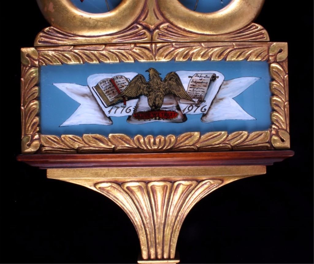 Eurich & Romeo Bicentennial Lyre Clock