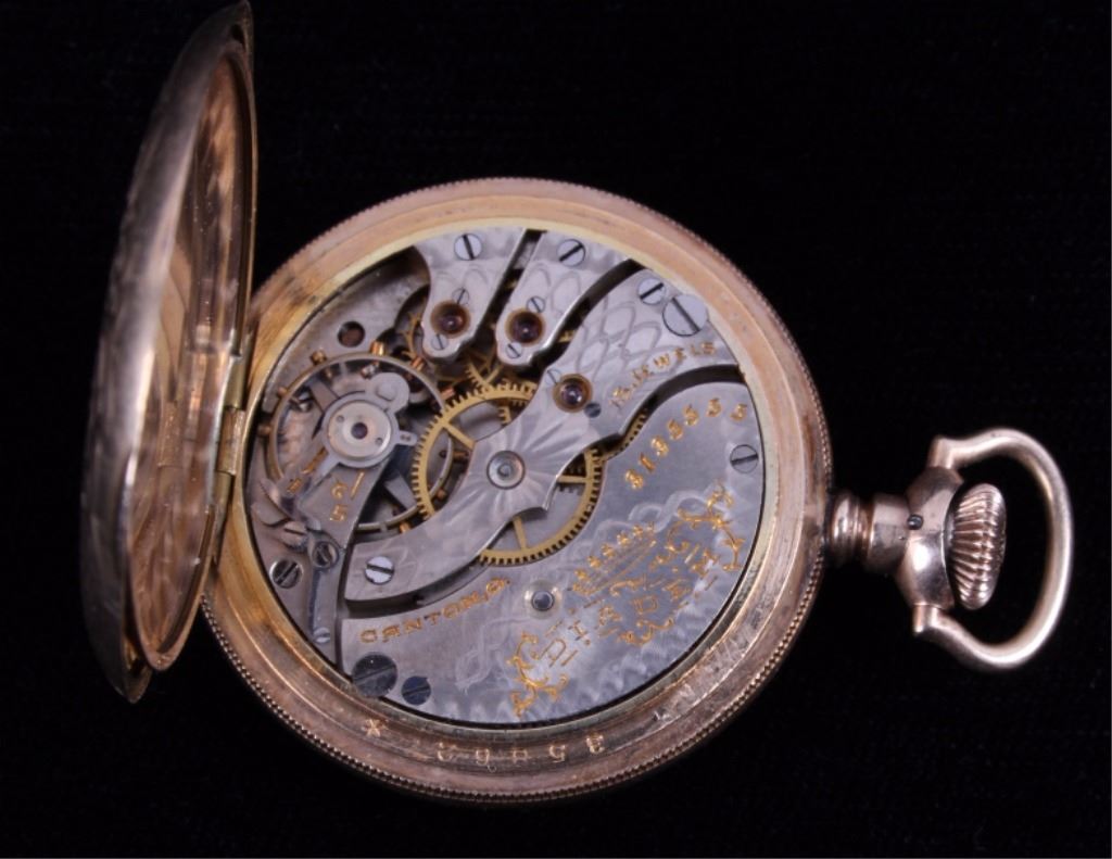 Hampden Diadem Antique Gold Pocket Watch