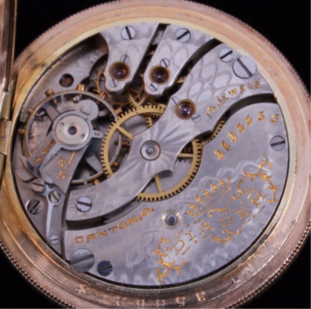 Hampden Diadem Antique Gold Pocket Watch