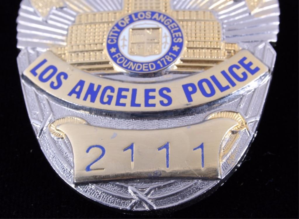 Los Angeles Traffic Officer Police Badge Dragnet