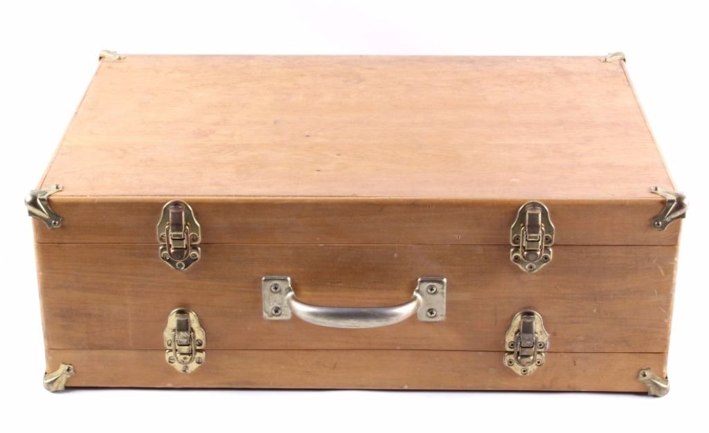 Custom Maple Double Sided Pistol Gun Case