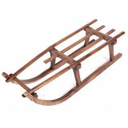 Antique Norwegian Sledge Wood Sled
