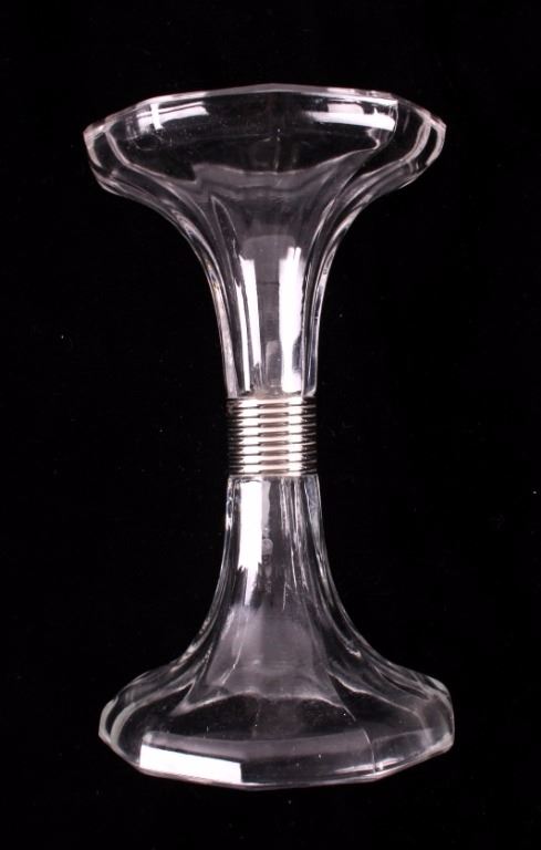 Antique Glass Shelf Risers