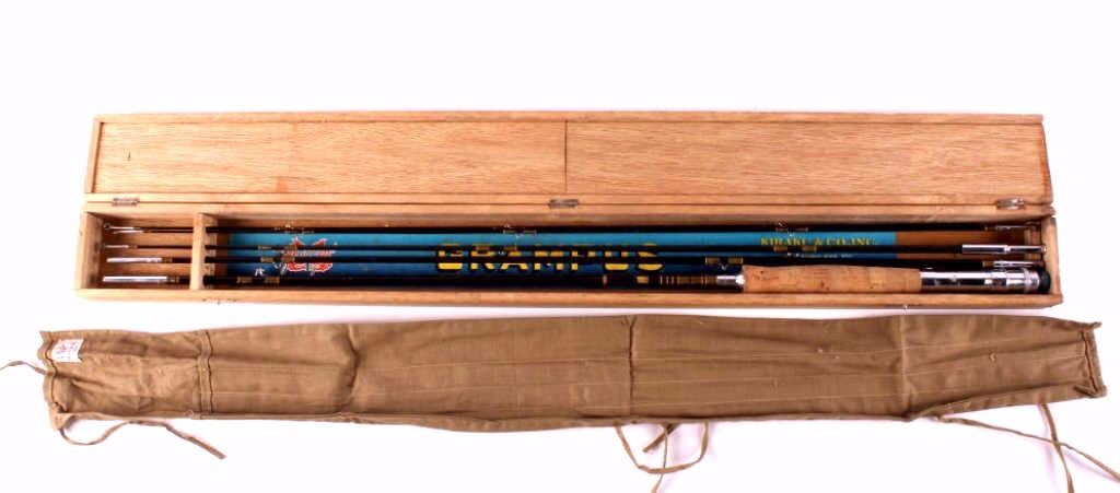 Vintage Kiraku Grampus Bamboo Fly Rod