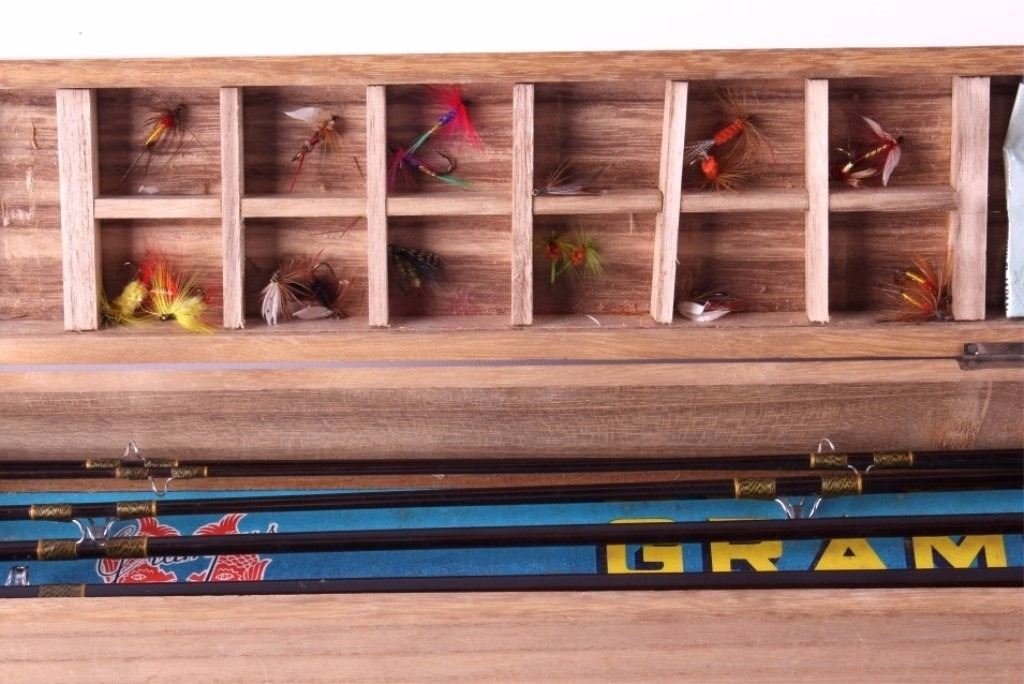 Vintage Kiraku Grampus Bamboo Fly Rod