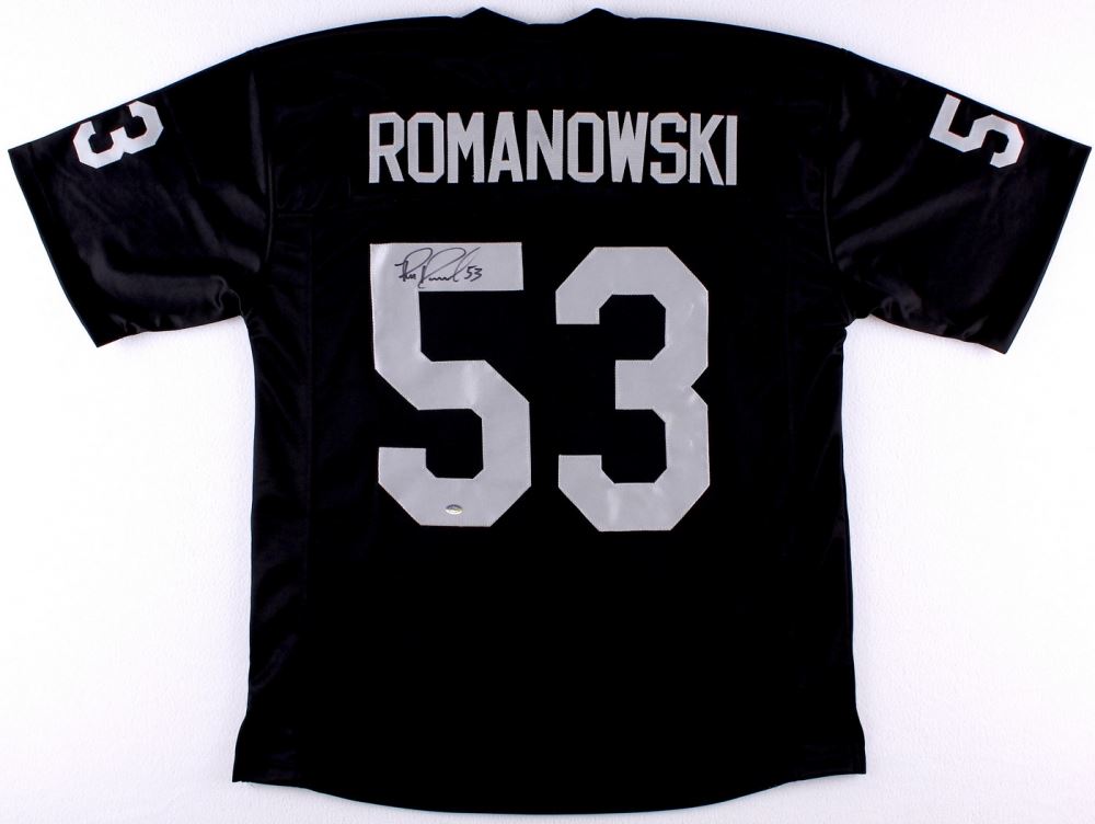 Bill Romanowski Signed Raiders Jersey (Sports Integrity COA)