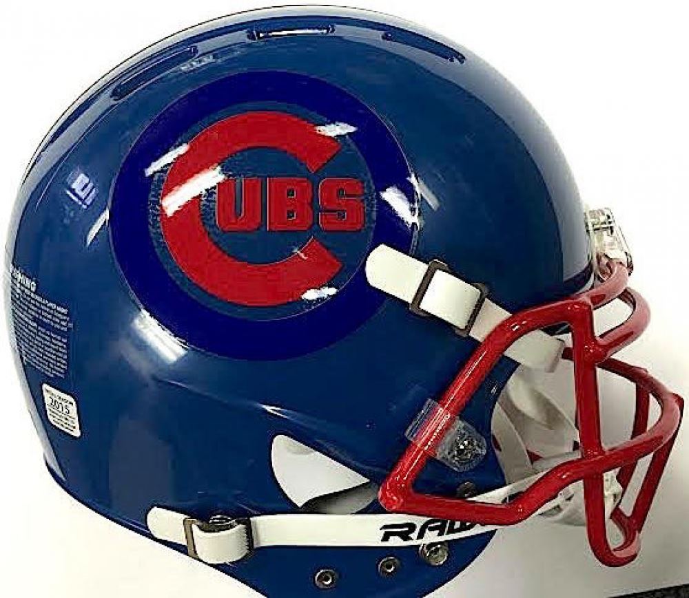 Chicago Cubs Custom Full-Size Authentic Proline Helmet