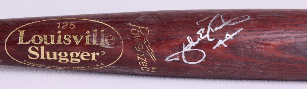 Jake Peavy Signed Game-Used Louisville Slugger Baseball Bat (JSA COA)