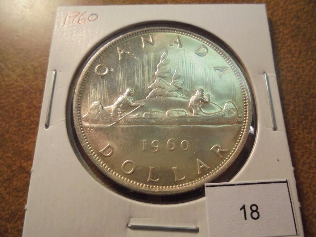 1960 CANADA SILVER DOLLAR