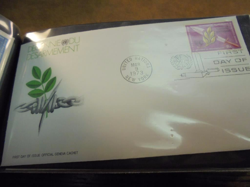 72-1972-74 UNITED NATIONS 1ST DAY COVERS OFFICIAL GENEVA CACHET IN ...