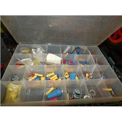 MULTI COMPARTMENT ORGANIZER WITH ELECTRICAL CONNECTORS INSIDE