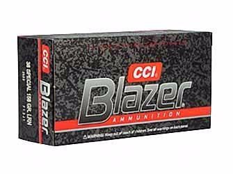*AMMO* CCI/BLAZER 38 Special Lead Round Nose 158 GR (500 ROUNDS) 076683035226