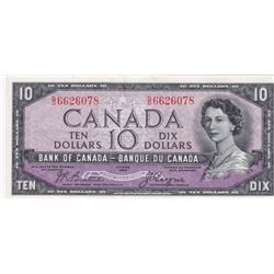 1954 Bank of Canada $10 Devil's Face Bank Note