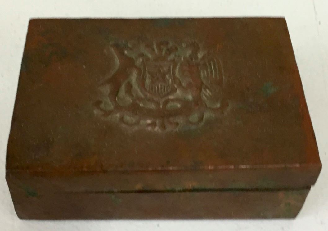 Vintage Handmade Copper Box