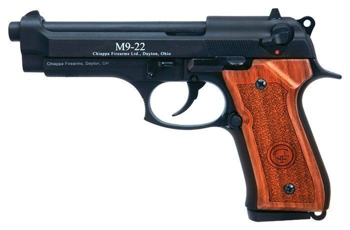 Chiappa M9-22 .22LR Pistol, Wood Grips, 10 Shot, NEW IN BOX, #M922WD, Z