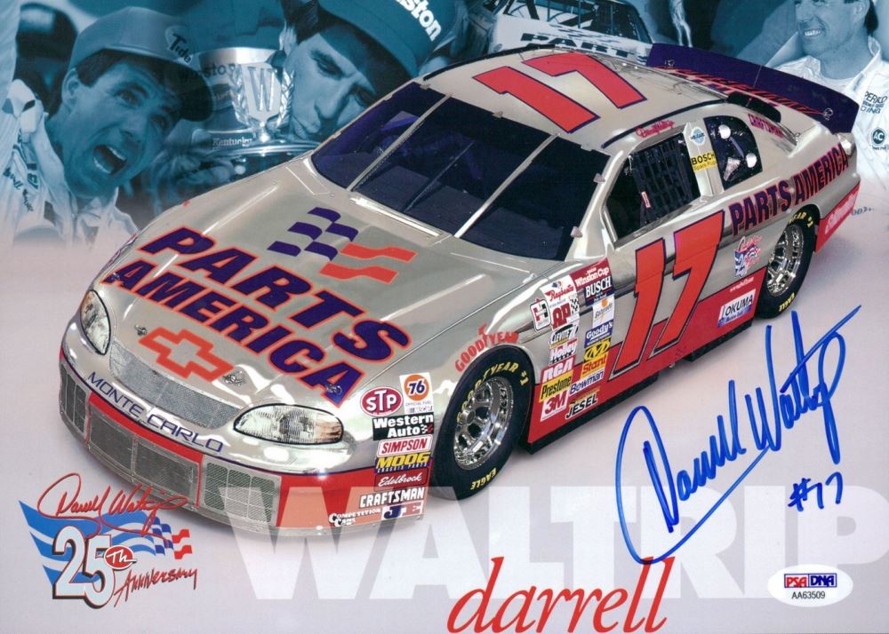 Darrell Waltrip Signed NASCAR 8x10 Photo (PSA COA)