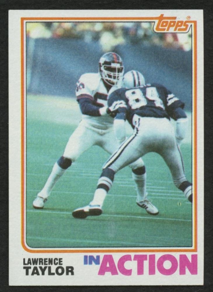 Lawrence Taylor 1982 Topps #435 In Action