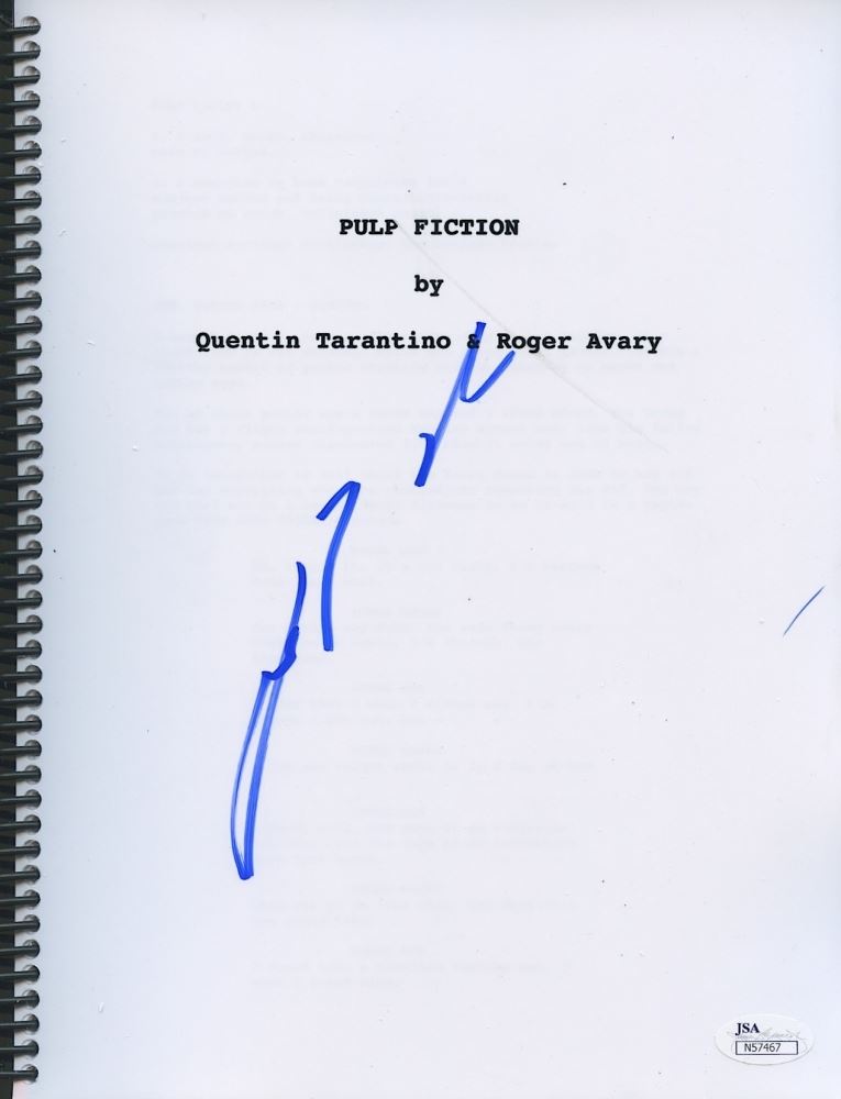 John Travolta Signed "Pulp Fiction" Full Script (JSA)
