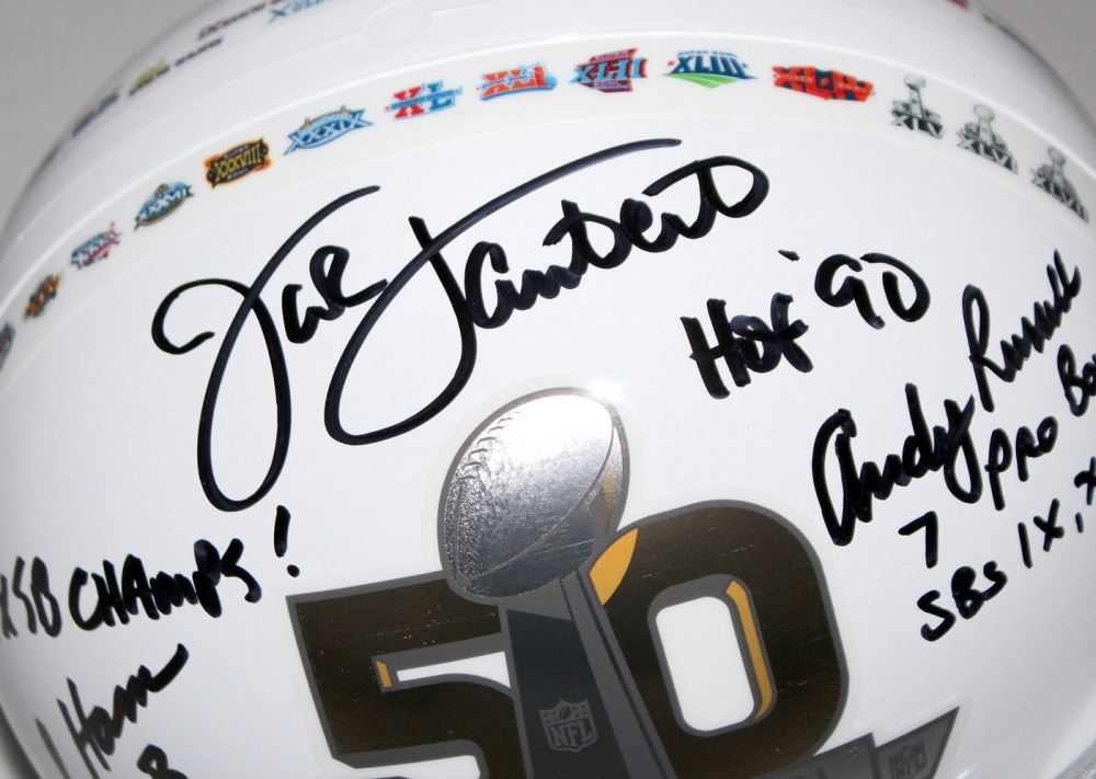 Jack Ham, Jack Lambert & Andy Russell Signed "Super Bowl on The 50 ...