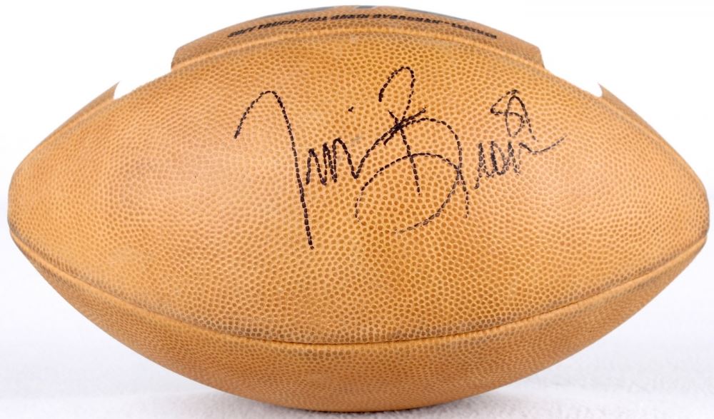 Tim Brown Signed Football (JSA COA)