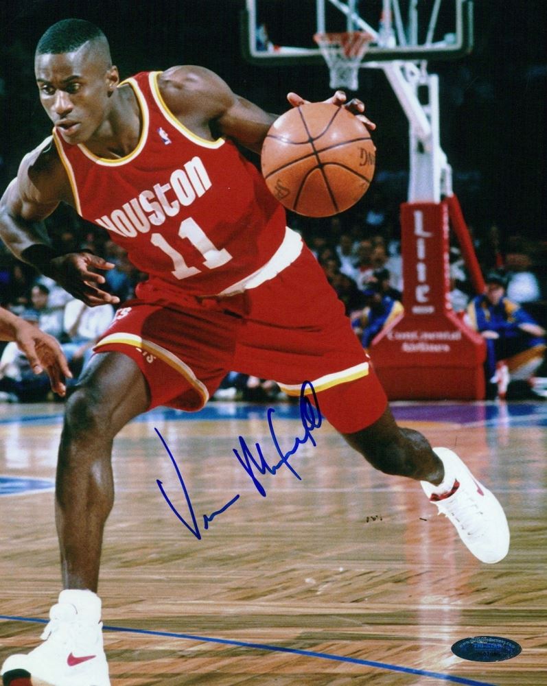 Vernon Maxwell Signed Rockets 8x10 Photo (TriStar)