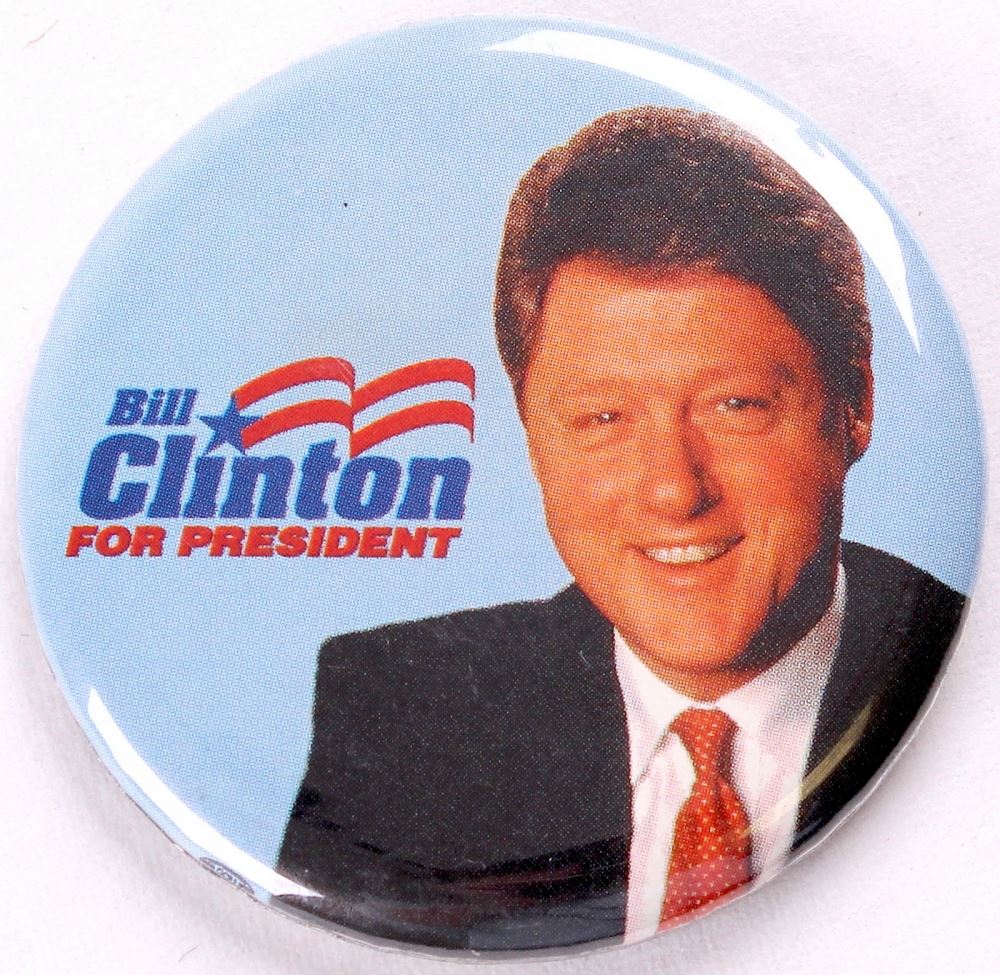 Original Vintage Bill Clinton Presidential Pin