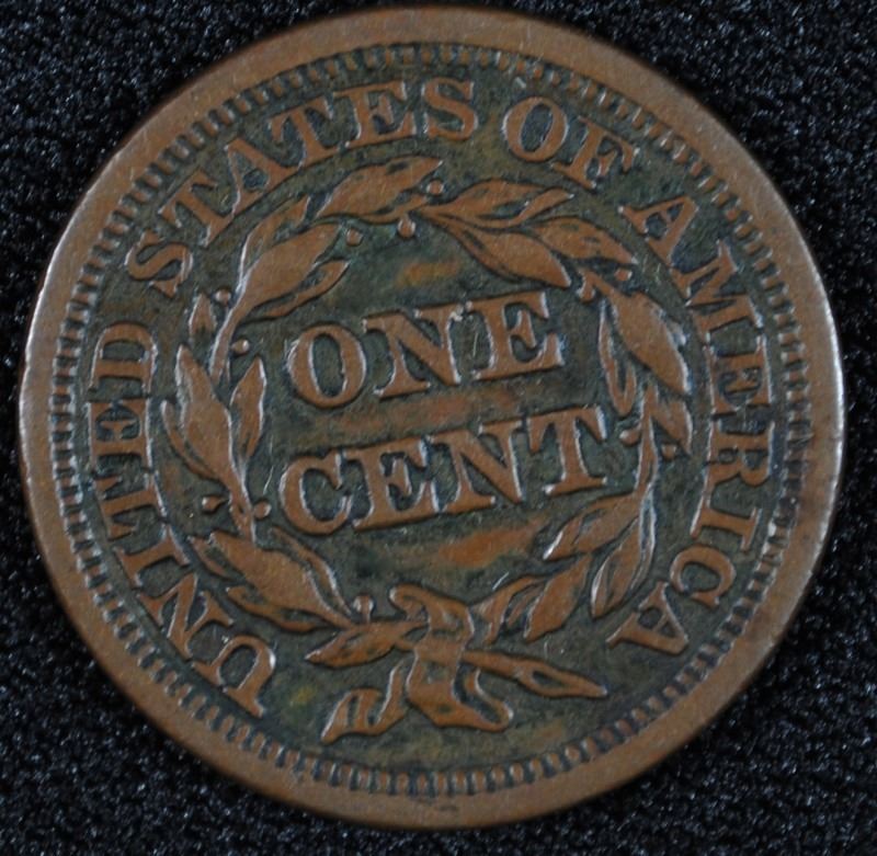 1847/7 LARGE CENT VF