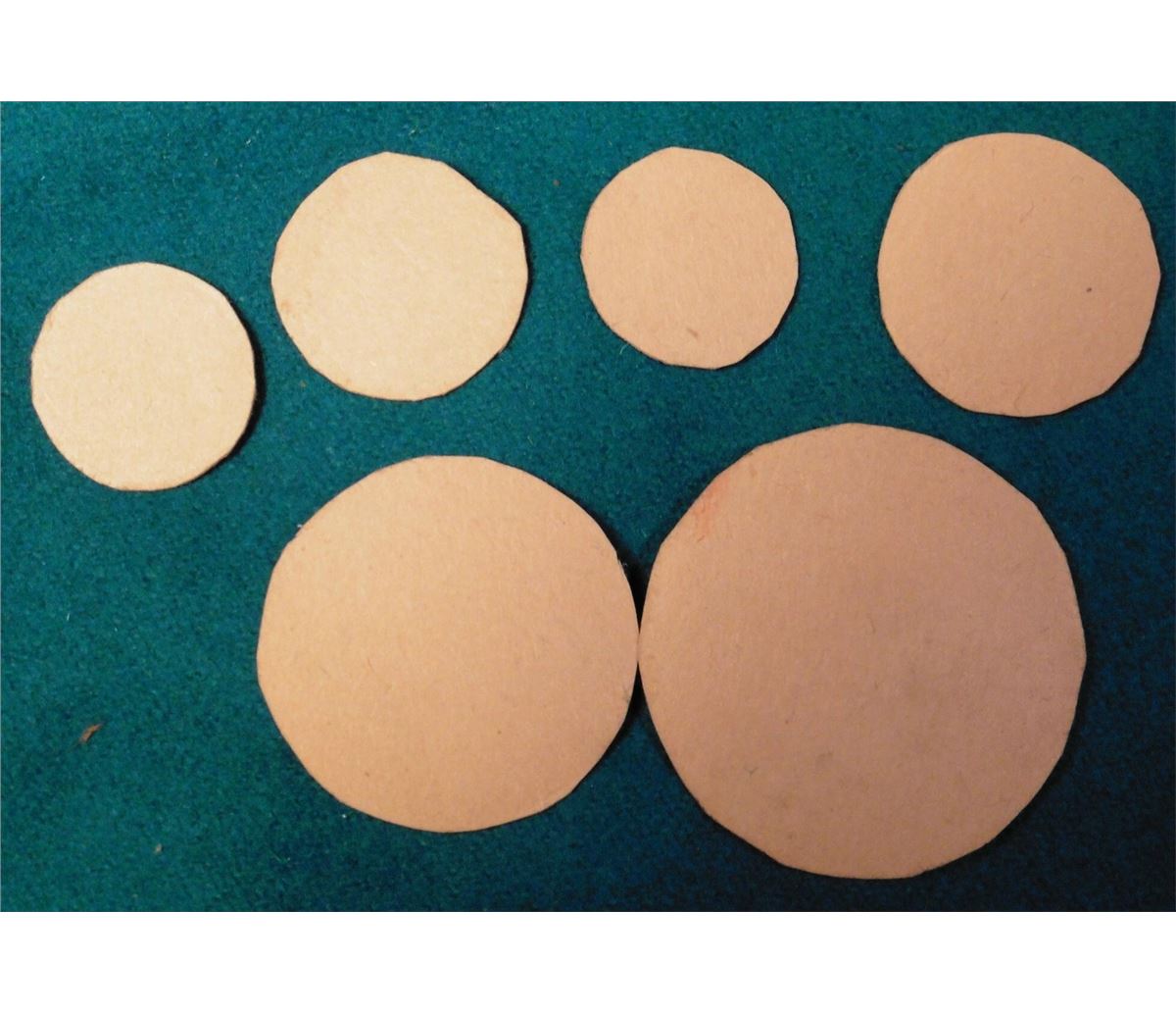 (6) Different “Educational Toy Money J.S. Latta” Cardboard tokens ...