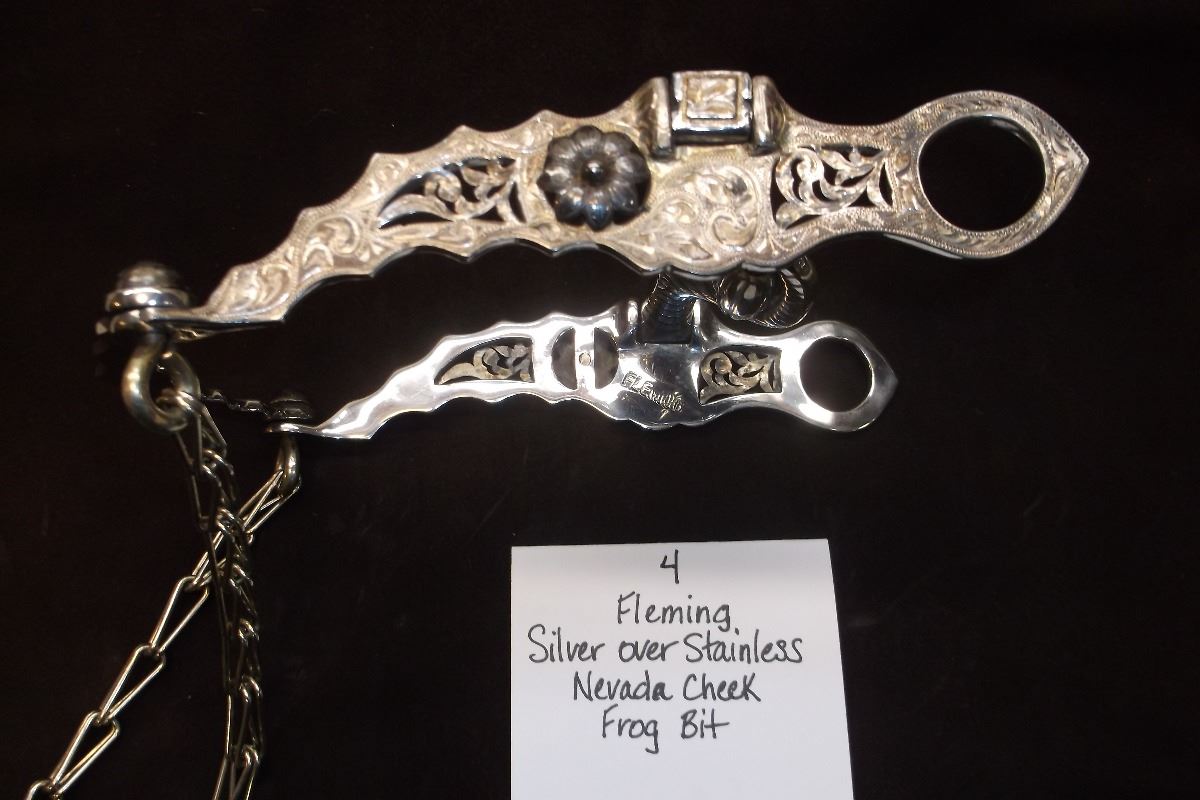Fleming Silver over Stainless Nevada Cheek Frog Bit