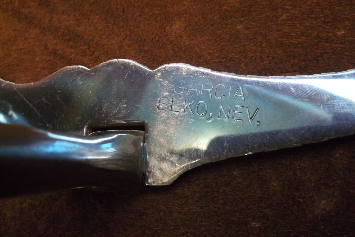 Garcia, Elko, NV, Silver Inlay Nevada Cheek Spade Bit