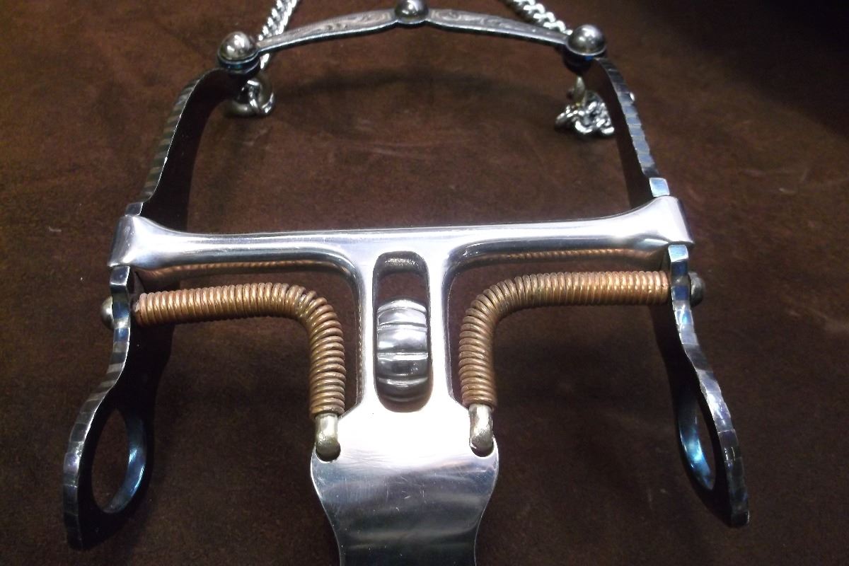 Garcia, Elko, NV, Silver Inlay Nevada Cheek Spade Bit