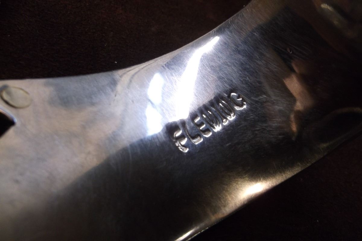 Fleming Silver over Stainless Cutter Spurs