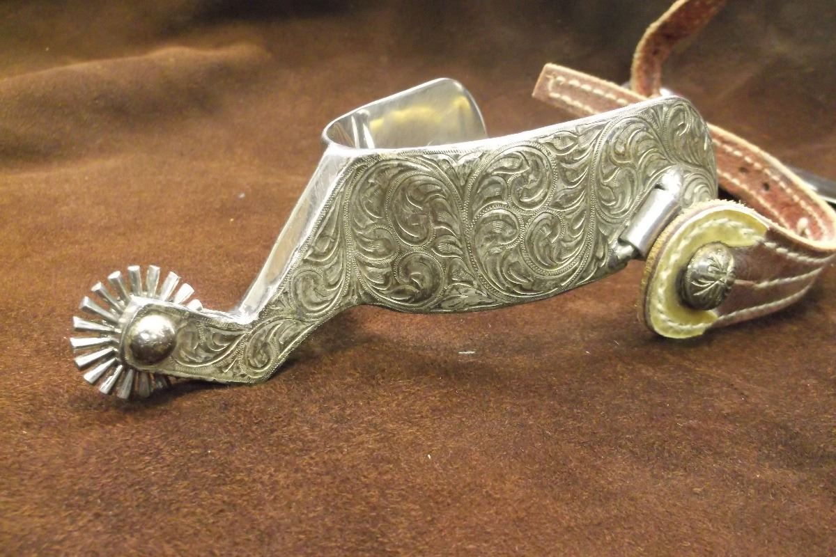 Fleming Silver over Stainless Cutter Spurs