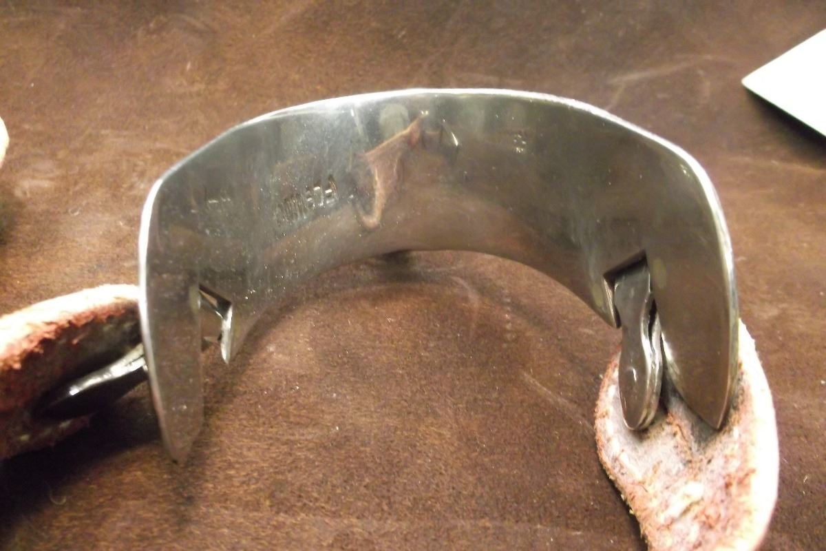 Fleming Silver over Stainless Cutter Spurs