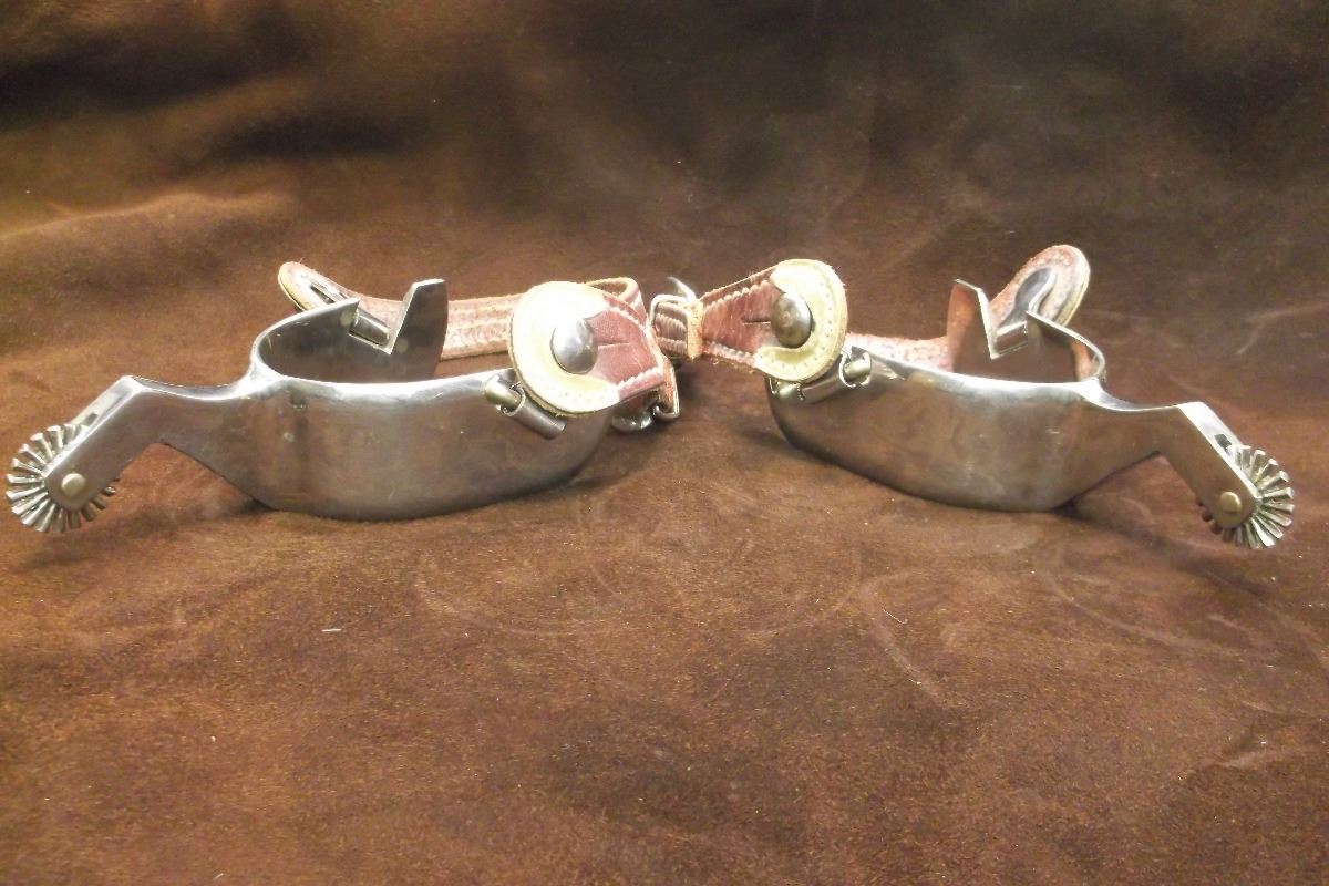 Fleming Silver over Stainless Cutter Spurs