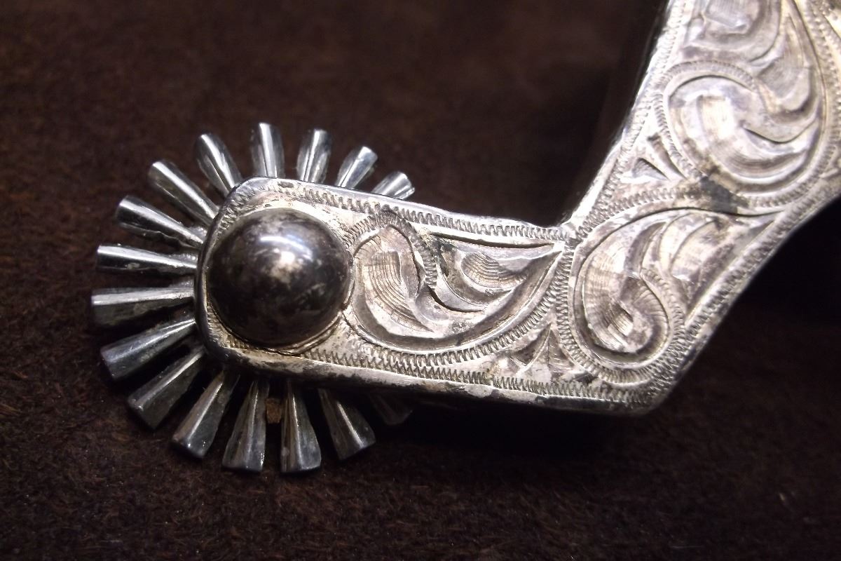 Fleming Silver over Stainless Cutter Spurs