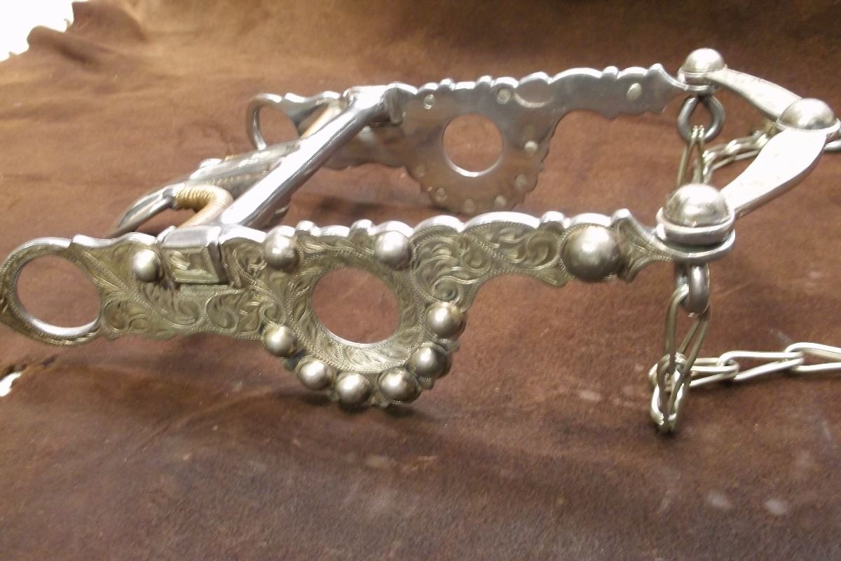 Garcia Silver over Stainless Santa Barbara Cheek Spoon Bit