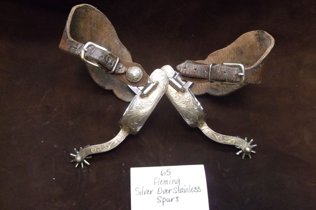 Fleming Silver over Stainless Spurs