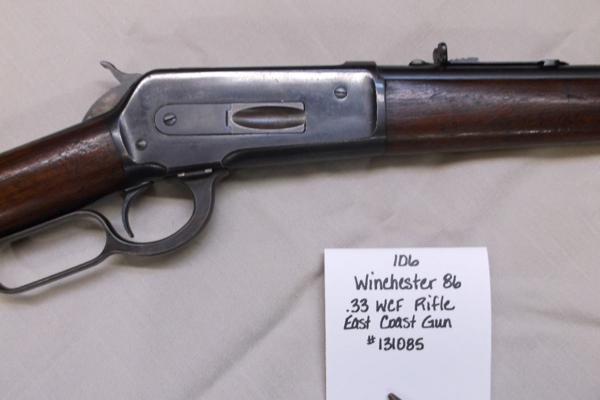 Winchester 86- .33 WCF Rifle East Coast Gun. #131085