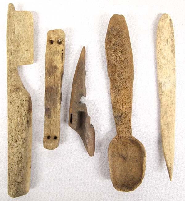 Native American Prehistoric Eskimo Bone Tools