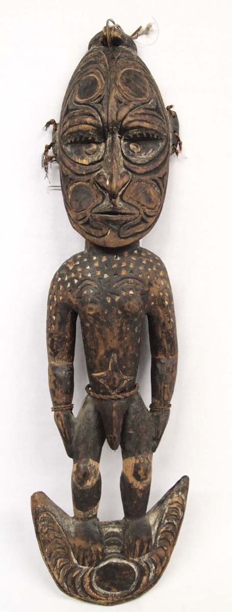 African Carved Wood Fertility God