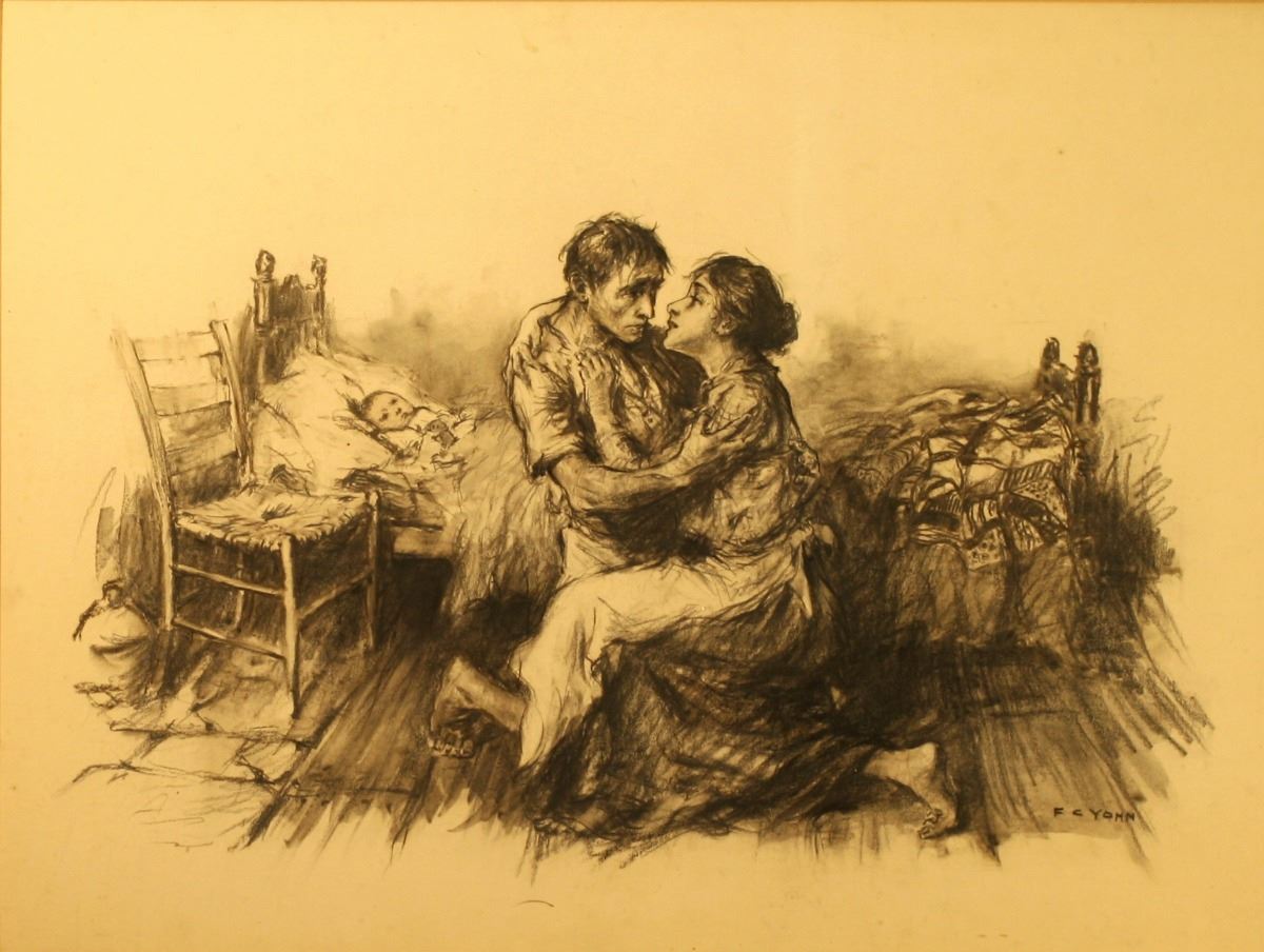 Frederick Coffay Yohn, (1875-1933), Graphite,