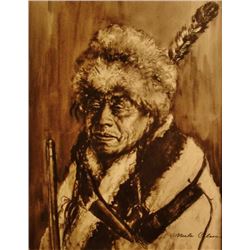 Merle Fisk Olson (1910-1999), Gouache Watercolor,