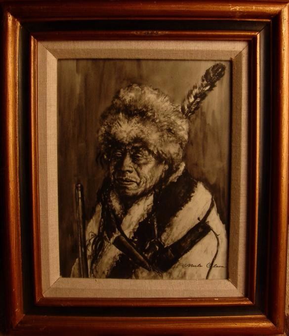 Merle Fisk Olson (1910-1999), Gouache Watercolor,