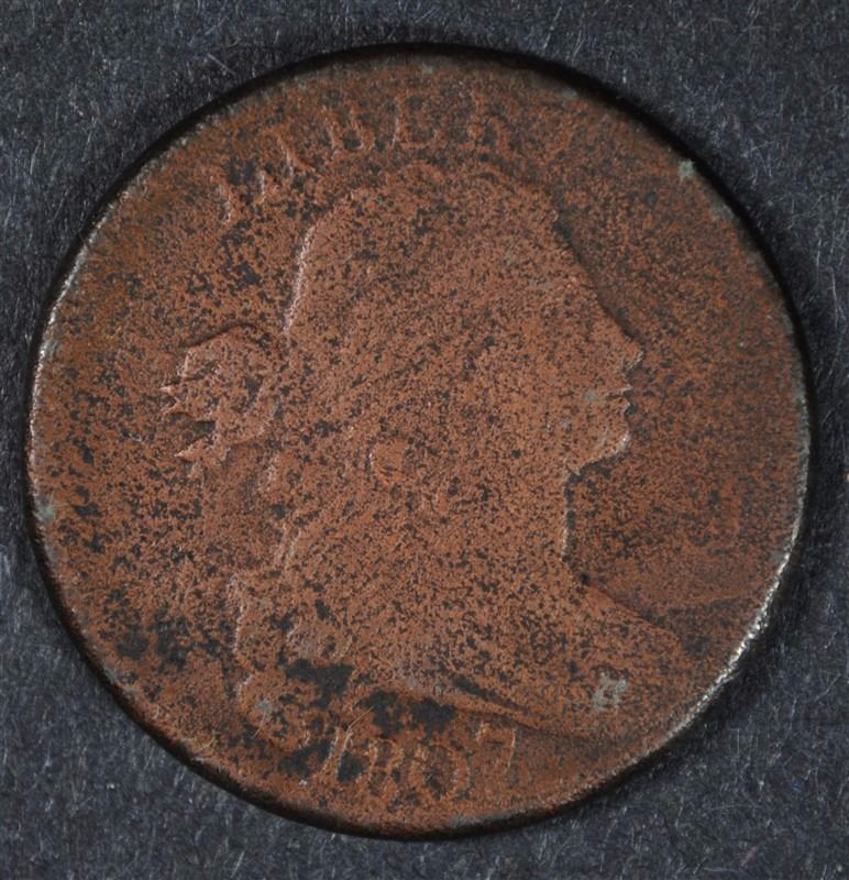 1807 LARGE CENT VF CORROSION