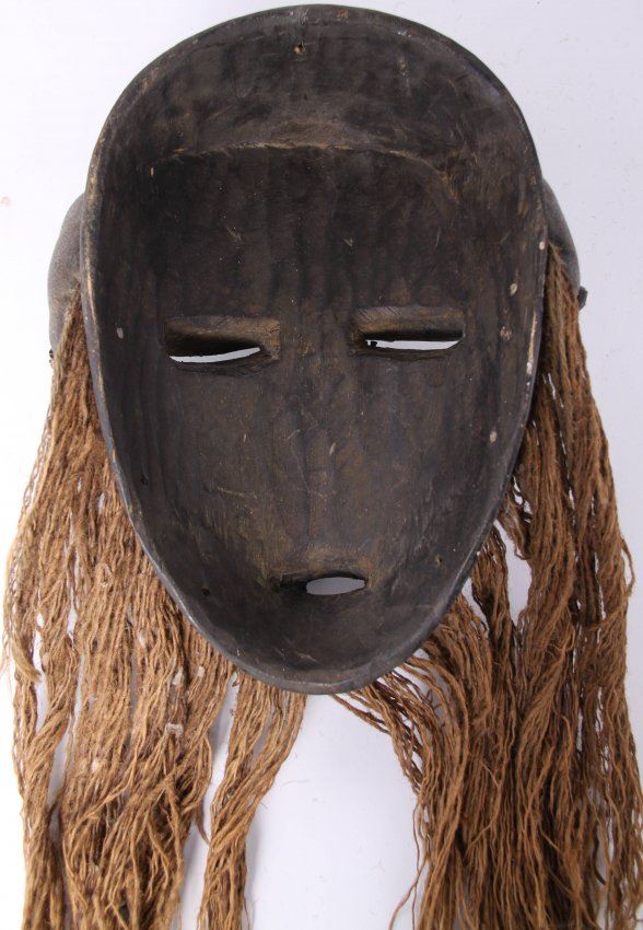 African Dan Complex tribal mask from Liberia and Cote