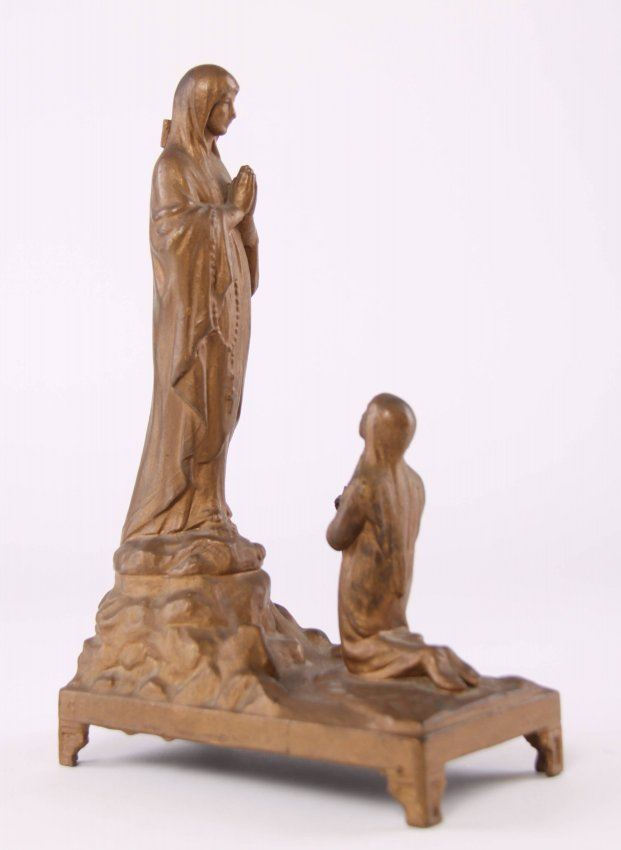 French, "Le Miracle Du Cierge", metal Madonna, the